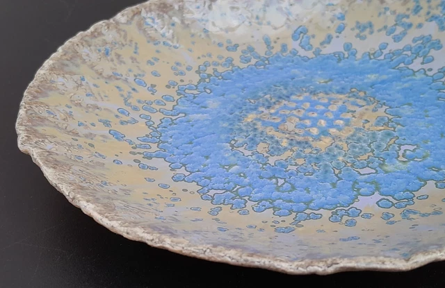 PLAT OU ASSIETTE creuse Ceramique d'art Signé Durtal SM 2077 Bords ...