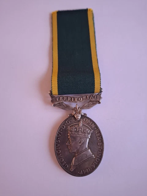 WW2 GEORGE V1 Territorial Efficiency Medal £50.00 - PicClick UK