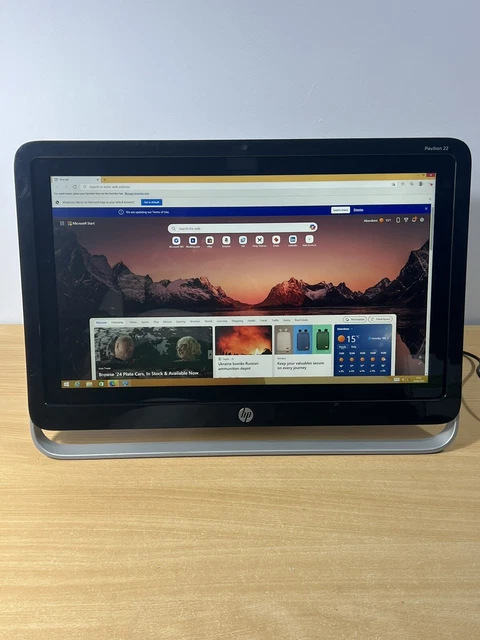 HP PAVILION ALL-IN-ONE 22 Inch Touchscreen PC Model: 22-h010ea £119.00 ...