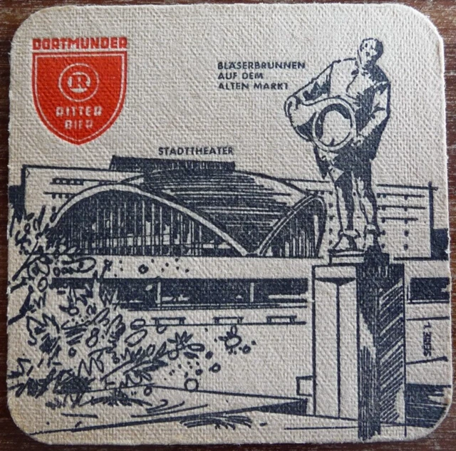 BIERDECKEL DORTMUNDER RITTER BIER EUR 1,00 - PicClick DE