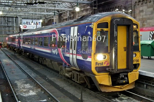 CLASS 158 158736, 2 car DMU, in First ScotRail at Glasgow Central £0.75 ...