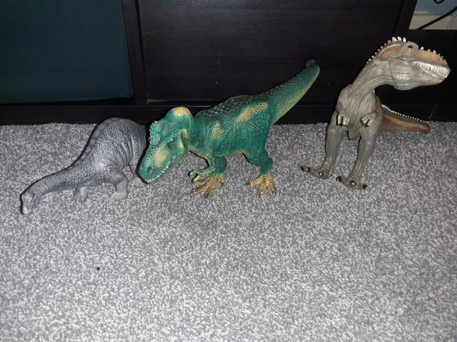 Schleich Dinosaur Bundle Apatosaurus Giganotosaurus Tyrannosaurus Rex £1495 Picclick Uk