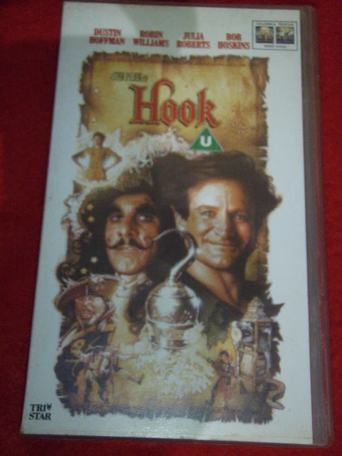 BANDE VHS, CROCHET, Dustin Hoffman, Robin Williams. Julia Roberts, Bob ...