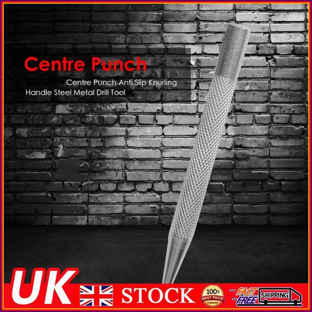 HEAVY DUTY AUTOMATIC Centre Punch Spring Loaded Metal Wood Drilling ...