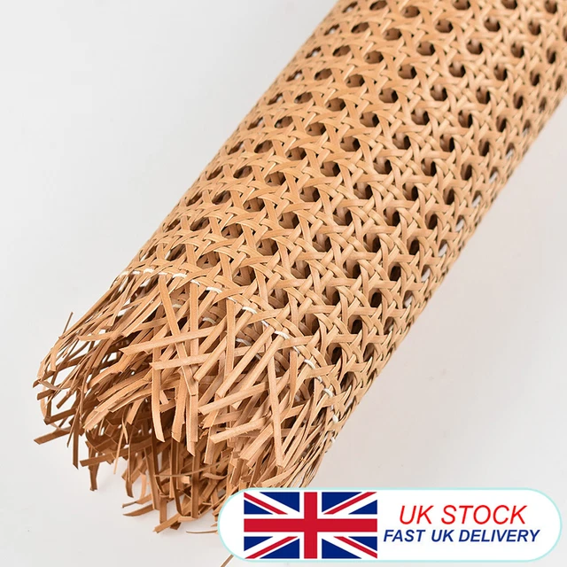 40*100CM PLASTIC ARTIFICIAL Weave Rattan Cane Webbing Sheet Fabric ...