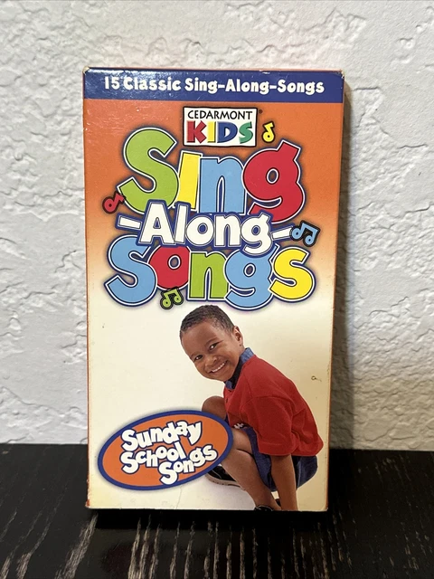 VHS CEDARMONT KIDS Sing-Along Songs: Sunday School Songs (2001 ...
