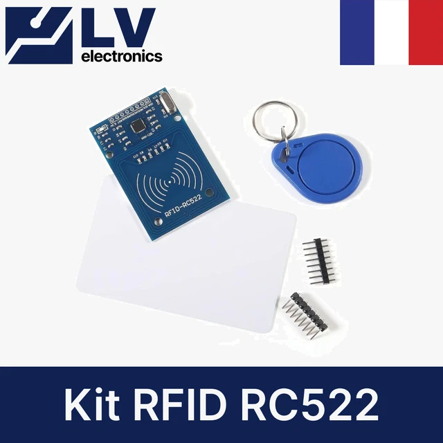 KIT RFID RC522 avec Carte et Badge 13.56MHz pour Arduino & Raspberry EUR 3,93 - PicClick FR