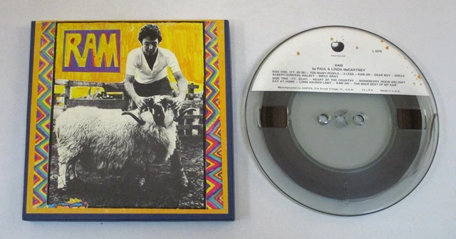 PAUL MCCARTNEY RAM REEL TO REEL TAPE 4 TRACK 7 1/2 IPS 1971 APPLE L ...