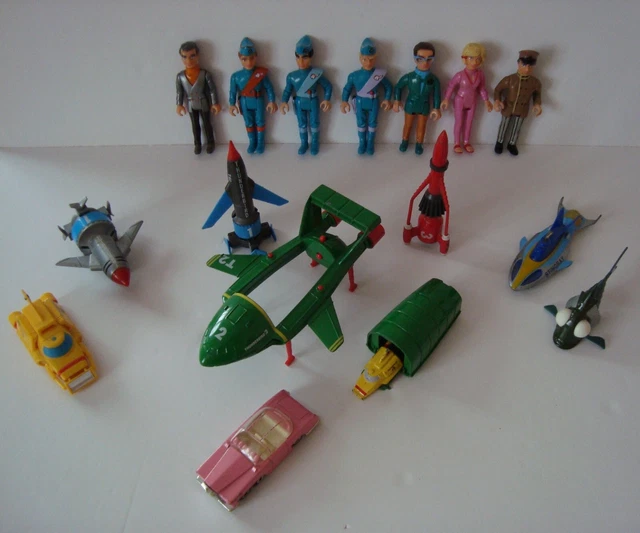 MATCHBOX THUNDERBIRDS/STINGRAY+BANDI THUNDERBIRDS Pull Back Models ...