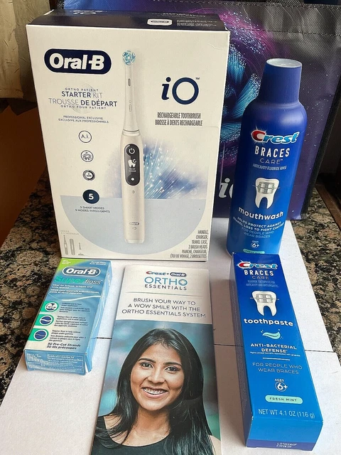 ORAL-B IO ORTHO Patient Starter Kit Rechargeable Toothbrush ...