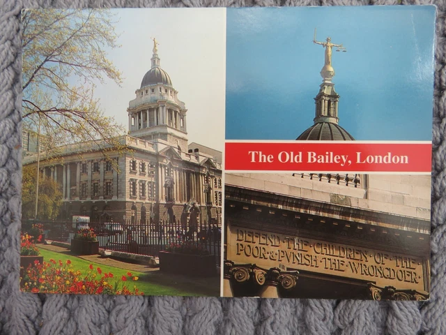 VINTAGE C1980S LONDON the Old Bailey Real Photo Postcard £2.79 ...