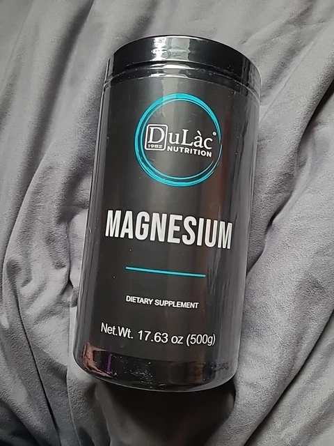 MAGNESIUM POWDER 500G (450 mg Pure Magnesium per Dose), Ideal to Reduce ...