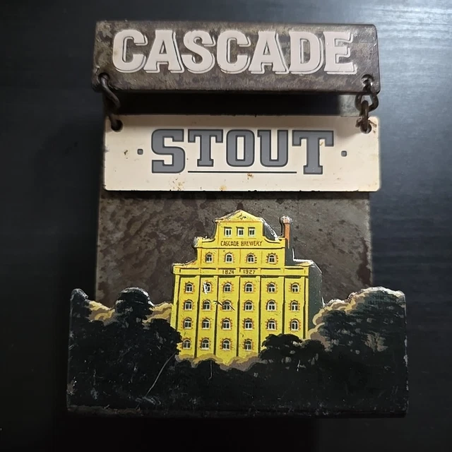 CASCADE STOUT BEER Badge Badge Tap Top Decal $39.99 - PicClick AU