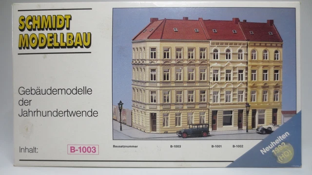 SCHMIDT MODELLBAU H0 B-1003 Gebäude der Jahrhundertwende NEU & OVP ...