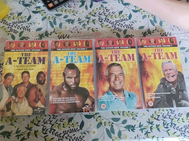 THE A-TEAM VOLUMES 1+2+3 & 4 VHS Video EXCELLENT Condition FREE POSTAGE ...