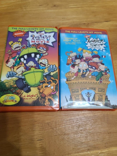 PARAMOUNT THE RUGRATS Movie and Rugrats In Paris The Movie VHS Tapes ...