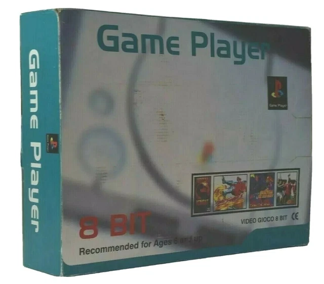 RETRO CONSOLE GAME PLAYER Videogame Famiclone PS1 8bit+2Joypad+Pistola ...