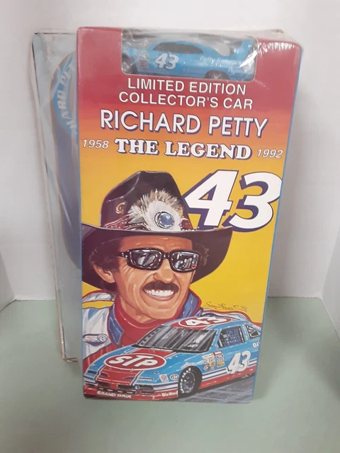 RICHARD PETTY LIMITED Edition Collector's Car VHS Tapes Signed Picture ...