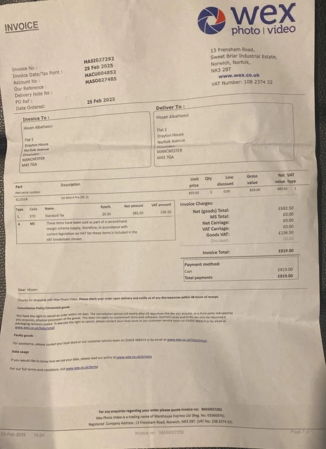 DJI MINI 4 Pro Drone £618.70 - PicClick UK