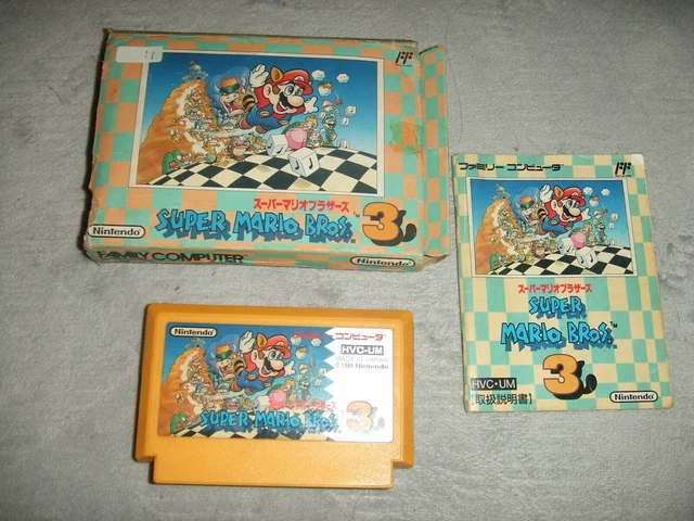 SUPER MARIO BROS. 3 With Box Nintendo Family computer FC NES 11 £49.27 ...