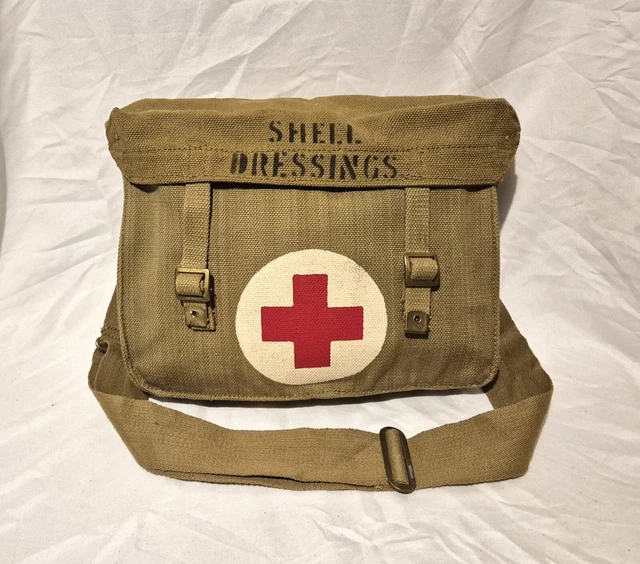 ORIGINAL WW2 BRITISH Army Royal Army Medical Corps RAMC Shell Dressing ...