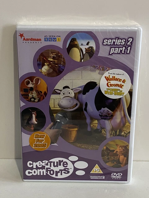 CREATURE COMFORTS SERIES 2 Part 1 DVD - Factory Sealed £4.99 - PicClick UK