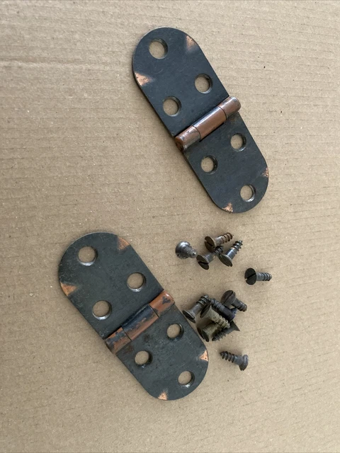 FOLD AWAY SEWING Machine Table Copper Hinges And Screws Fitting Most Of ...