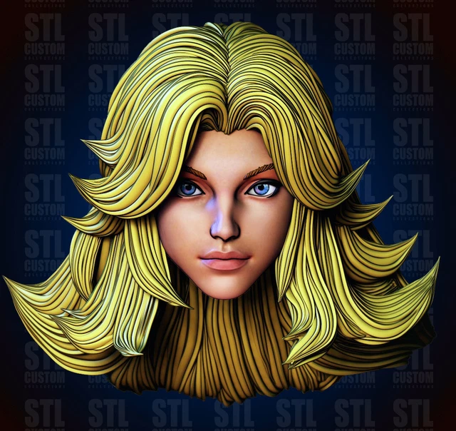 SUE STORM MARVEL Rivals Ver A 1:6 scale custom unpainted Head 12 ...