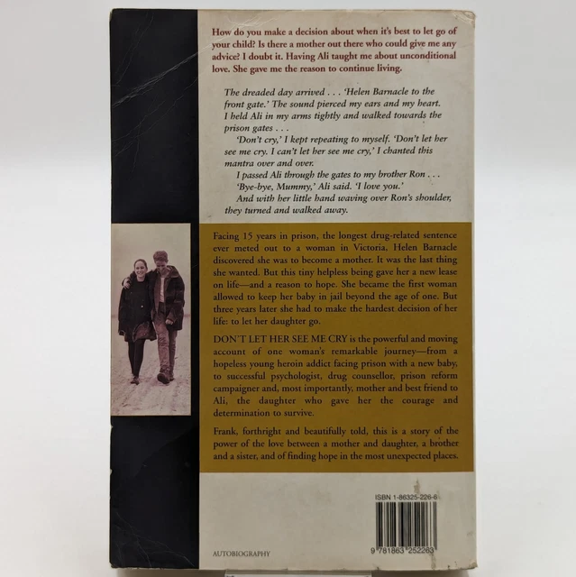 DON'T LET HER See Me Cry: A Mother's Story by Helen Barnacle Paperback ...