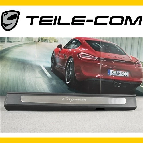 -56% ORIG. PORSCHE 718 Cayman 981/982 entry strip stainless steel ...