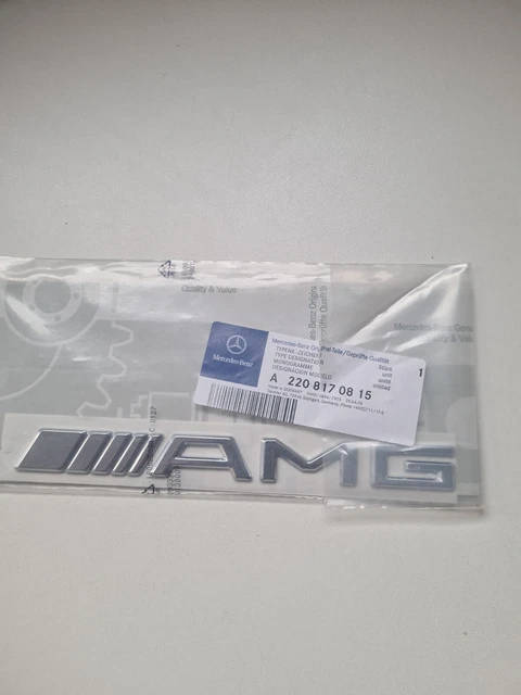 ORIGINAL MERCEDES BENZ Typen Zeichen Schriftzug LOGO A2208170815 AMG ...