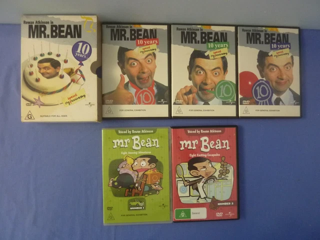 ROWAN ATKINSON MR Bean 10 Years My Special Anniversary DVD + Animated ...