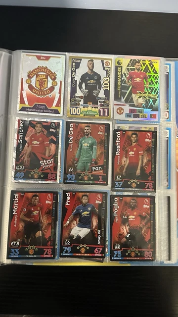 TOPPS MATCH ATTAX Collection Binder 2018-2019 Premier League X 170 RARE ...