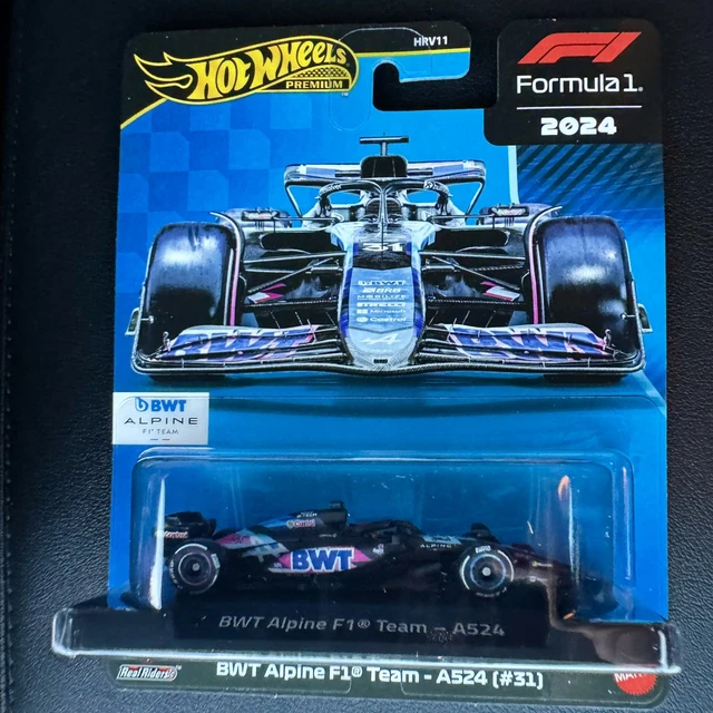2025 HOT WHEELS Premium 🔥 Formula 1 F1 2024 BWT ALPINE F1 TEAM - A524 ...