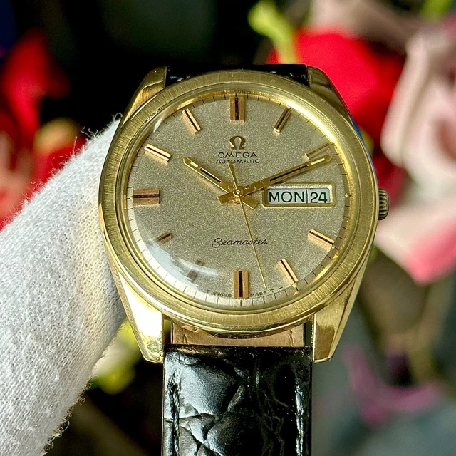 OROLOGIO DA UOMO Vintage Omega Seamaster 166.032 Acciaio & Oro ...