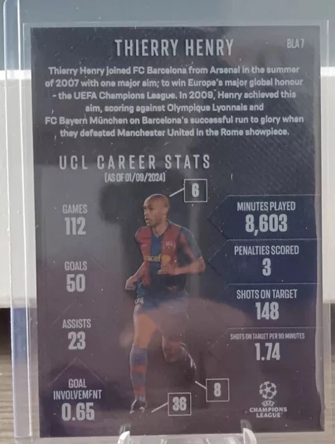 TOPPS MATCH ATTAX Extra 2024/25 24/25 2025 Black edge edition Thierry Henry £1.75 - PicClick UK