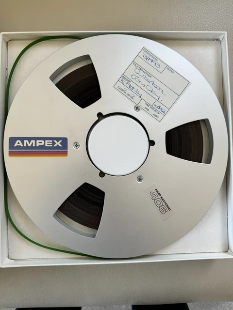 AMPEX 406 10.5& 1/4" AUDIO MASTERING TAPE Reel To Reel £14.00 - PicClick UK