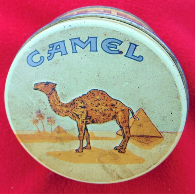 RARE VINTAGE CAMEL Cigarettes Round Tin ~ 1994 ~ 4 1/4" Diameter EUR 14 ...