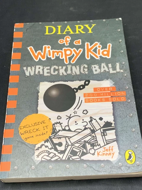WRECKING BALL (DIARY of a Wimpy Kid 14) - Paperback By Jeff Kinney $10. ...