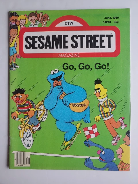 SESAME STREET MAGAZINE June 1980 $29.50 - PicClick CA