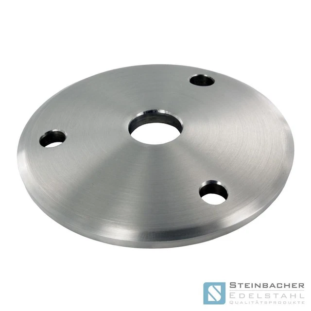 EDELSTAHL RONDE V2A Ankerplatte Deckel Flansch Bodenplatte Platte #29 ...