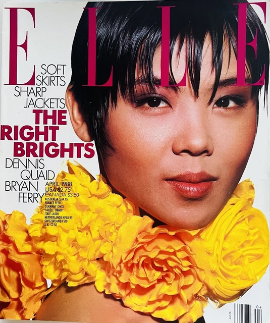 ELLE MAGAZINE USA Edition April 1988 RARE Vintage Collectors US $79.00 ...