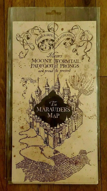 HARRY POTTER MARAUDERS Map Wizarding World Universal Studios NEW! EUR ...