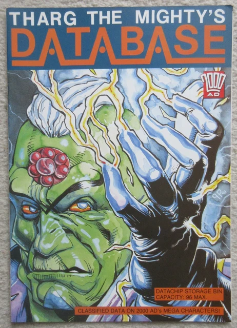 2000AD - THARG the Mighty's Database Sticker Book 1991 - with error ...