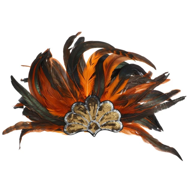 ADULT PLUME HEADDRESS Hair Decoration Carnival Headpiece Headband $28. ...