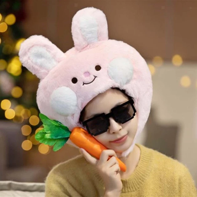 HAT COSTUME NOVELTY Bunny Headdress Fancy Dress Photo Props Headgear ...