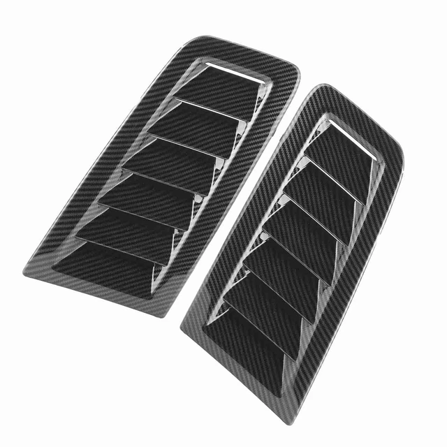 AIR VENT COVER Engine Hood Vents Bonnet Vents Universal 2Pcs Hood Vent ...