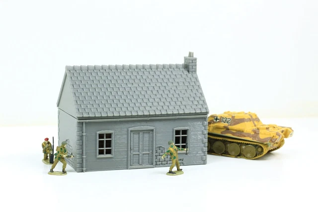 FRENCH VILLAGE HOUSE - Wargaming WW2 Buildings Terrain Tabletop | 15mm ...