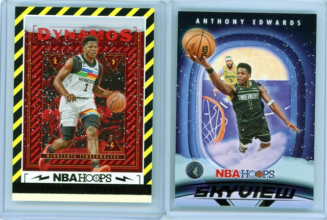 ANTHONY EDWARDS 2023-24 Nba Hoops Pure Players + Inserts Dynamos EUR 4 ...