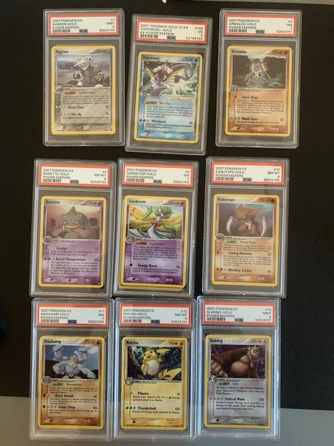 POKÉMON GOLD STAR Vaporeon & EX Power Keepers Nr Complete Holo & Non ...